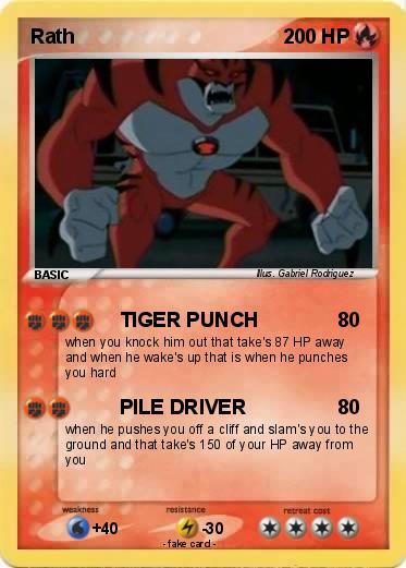 Pokémon Rath 8 8 - TIGER PUNCH - My Pokemon Card