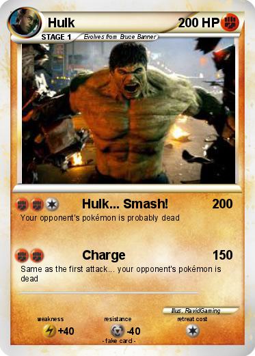 Pokémon Hulk 1022 1022 - Hulk... Smash! - My Pokemon Card