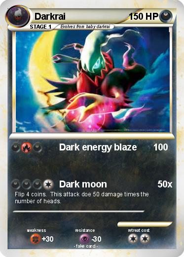 Pokémon Darkrai 3615 3615 - Dark energy blaze - My Pokemon Card