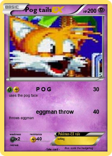 Pokémon Pog tails - P O G - My Pokemon Card