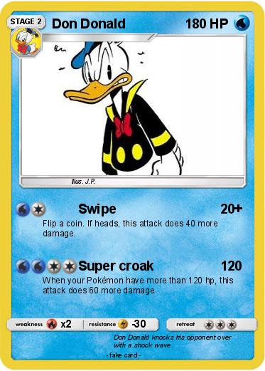 Pokémon Don Donald - Swipe - My Pokemon Card