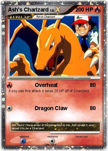 Pokémon Ash s Charizard 14 14 - Overheat - My Pokemon Card