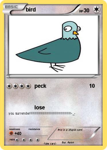 Pokémon bird 272 272 - peck - My Pokemon Card