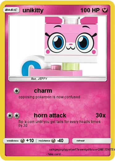 Pokémon unikitty 124 124 - charm - My Pokemon Card