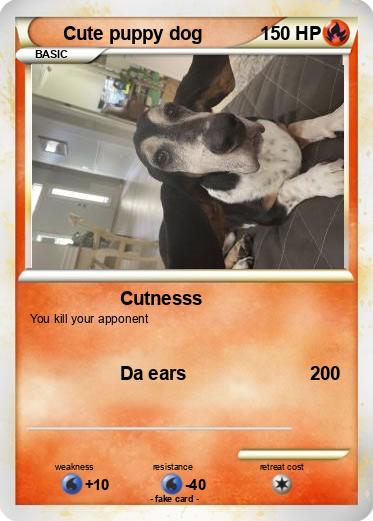 Pokémon Cute puppy dog 1 1 - Cutnesss - My Pokemon Card