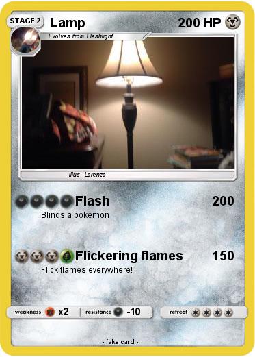 Pokémon Lamp 62 62 - Flash - My Pokemon Card