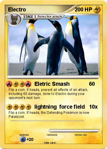 Pokémon Electro 615 615 - Eletric Smash - My Pokemon Card