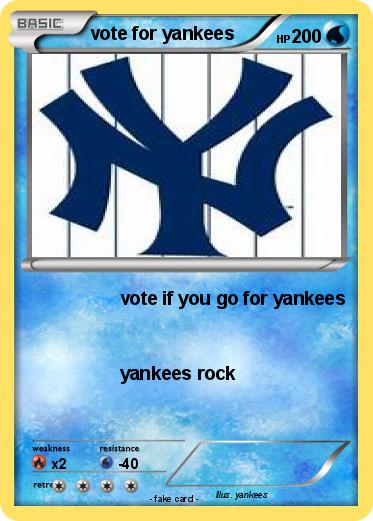 Pokémon vote if you go for yankees - vote if you go for yankees - My ...