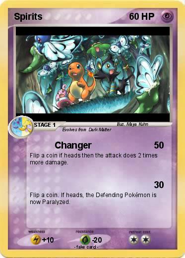 Pok mon Spirits Changer My Pokemon Card Pok mon Spirits Changer My Pokemon Card