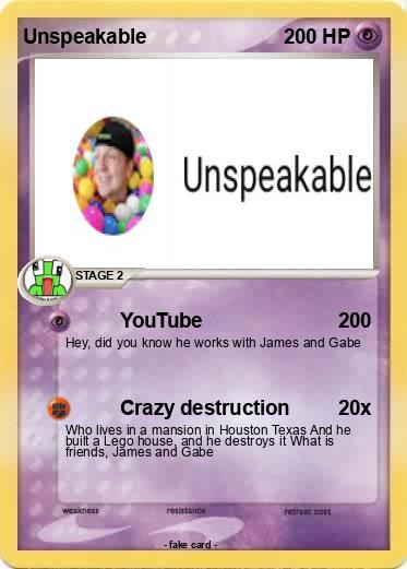Pokémon Unspeakable 152 152 - YouTube - My Pokemon Card