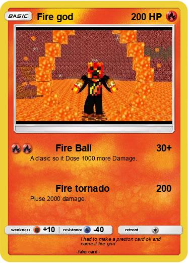 Pokémon Fire god 65 65 - Fire Ball - My Pokemon Card