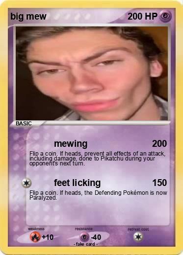 Pokémon big mew - mewing - My Pokemon Card