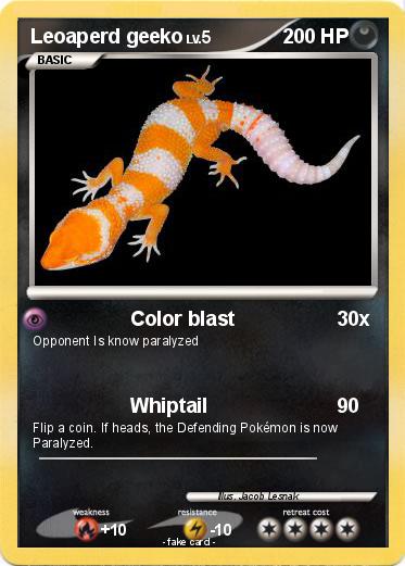Pokémon Leoaperd geeko - Color blast - My Pokemon Card