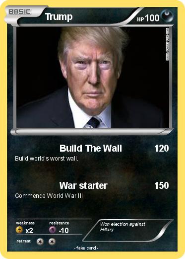 Pokémon Trump 1016 1016 - Build The Wall - My Pokemon Card