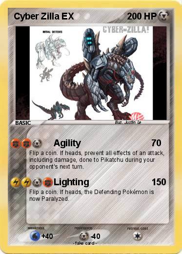 Pokémon Cyber Zilla EX - Agility - My Pokemon Card