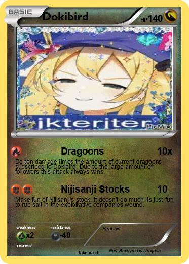 Pokémon Dokibird 1 1 - Dragoons - My Pokemon Card