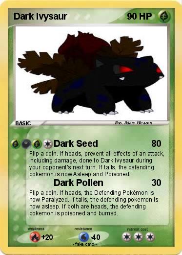 Pokémon Dark Ivysaur 6 6 - Dark Seed - My Pokemon Card