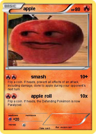 Pokémon apple 560 560 - smash - My Pokemon Card