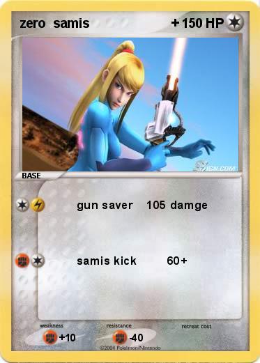 Pokémon zero samis - gun saver 105 damge - My Pokemon Card