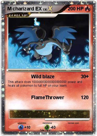 Pokémon M charizard EX 160 160 - Wild blaze - My Pokemon Card