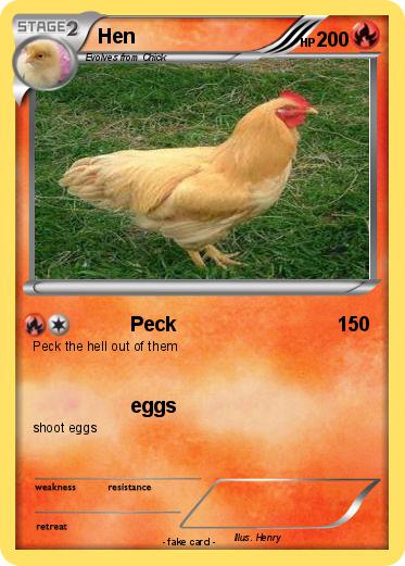 Pokémon Hen 13 13 - Peck - My Pokemon Card