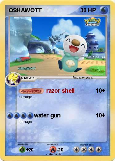 Pokémon OSHAWOTT 499 499 - razor shell - My Pokemon Card