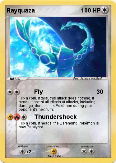 Pokémon Rayquaza 8468 8468 - Fly - My Pokemon Card