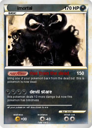 Pokémon imortal 4 4 - rise from the dead - My Pokemon Card