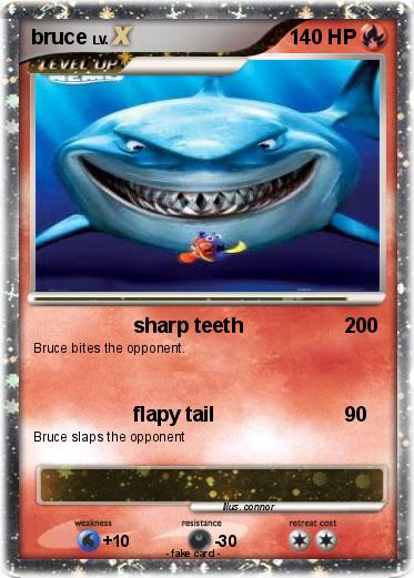Pokémon bruce 268 268 - sharp teeth - My Pokemon Card