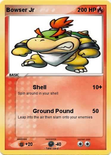 Pokémon Bowser Jr 1027 1027 - Shell - My Pokemon Card