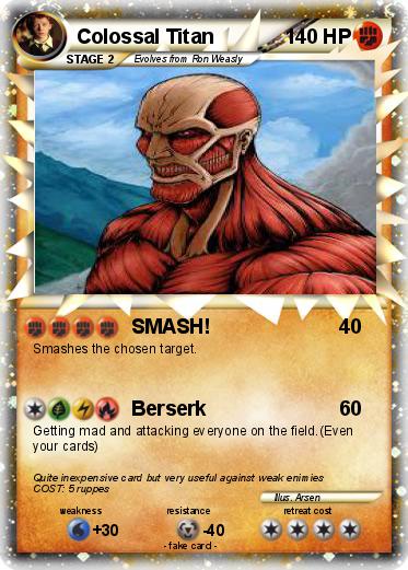 Pokémon Colossal Titan 22 22 - SMASH! - My Pokemon Card