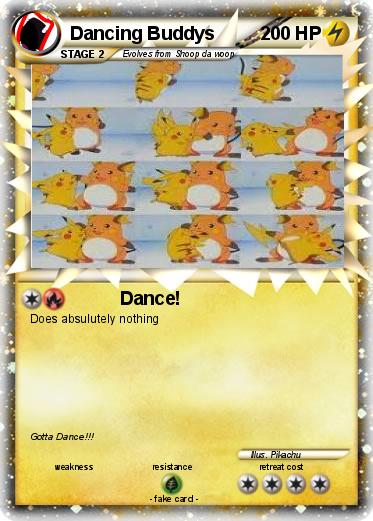 Pokémon Dancing Buddys - Dance! - My Pokemon Card