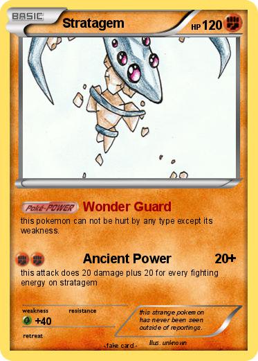 Pokémon Stratagem - Wonder Guard - My Pokemon Card