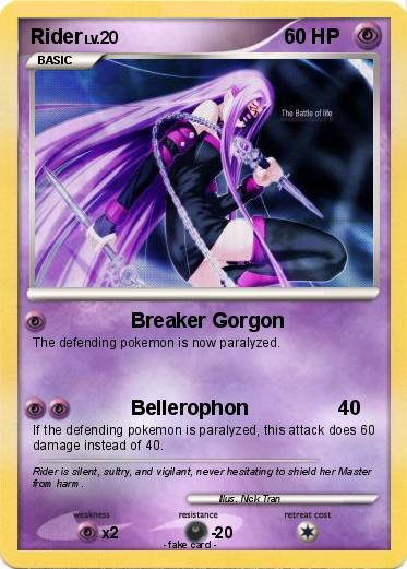 Pokémon Rider 10 10 - Breaker Gorgon - My Pokemon Card