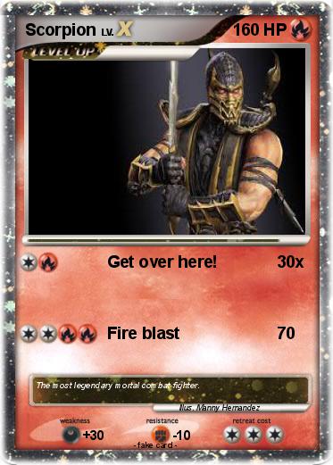 Pokémon Scorpion 967 967 - Get over here! - My Pokemon Card