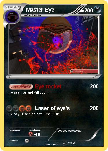 Pokémon Master Eye 2 2 - Eye rocket - My Pokemon Card