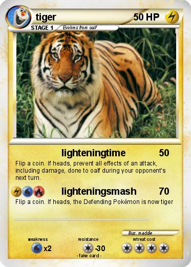 Pokémon tiger 730 730 - lighteningtime - My Pokemon Card