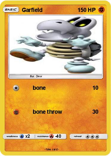 Pokémon Garfield 839 839 - bone - My Pokemon Card