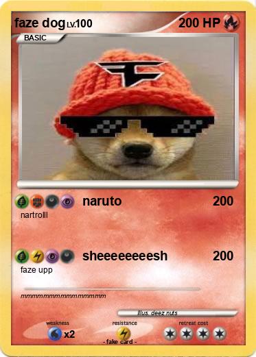 Pokémon faze dog - naruto - My Pokemon Card
