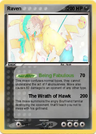 Pokémon Raven 400 400 - Being Fabulous - My Pokemon Card