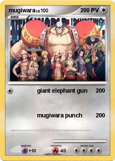 Pokémon mugiwara 21 21 - giant elephant gun - Ma carte Pokémon