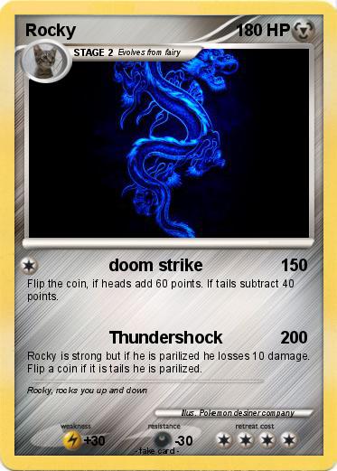 Pokémon Rocky 381 381 - doom strike - My Pokemon Card
