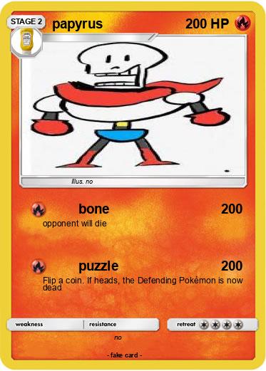 Pokémon papyrus 597 597 - bone - My Pokemon Card