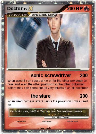 Pokémon Doctor 374 374 - sonic screwdriver - My Pokemon Card