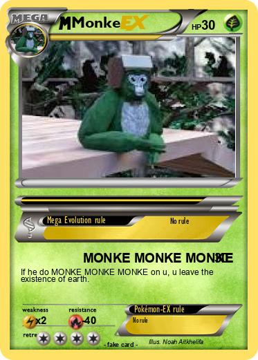 Pokémon Monke 527 527 - MONKE MONKE MONKE - My Pokemon Card