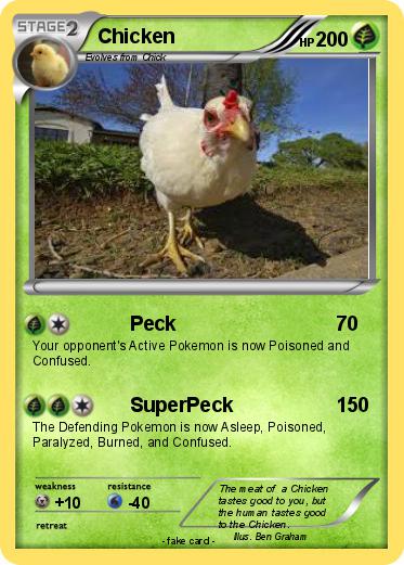 Pokémon Chicken 577 577 - Peck - My Pokemon Card