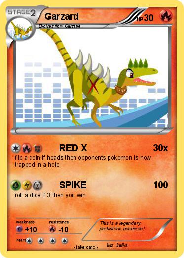 Pokémon Garzard 3 3 - RED X - My Pokemon Card