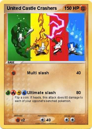 Pokémon United Castle Crashers - Multi slash - My Pokemon Card