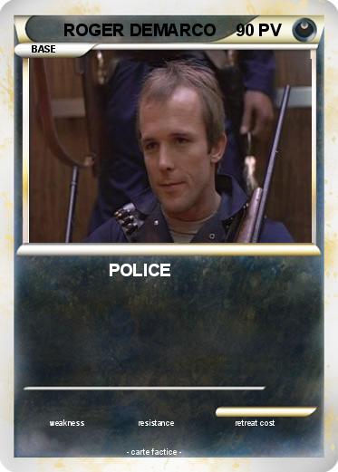 Pokémon ROGER DEMARCO - POLICE - Ma carte Pokémon