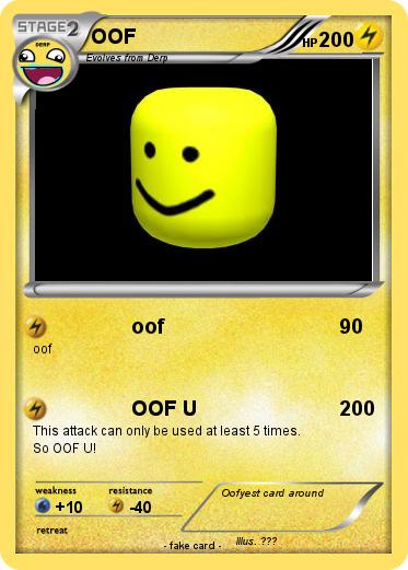 Pokémon OOF 104 104 - oof - My Pokemon Card